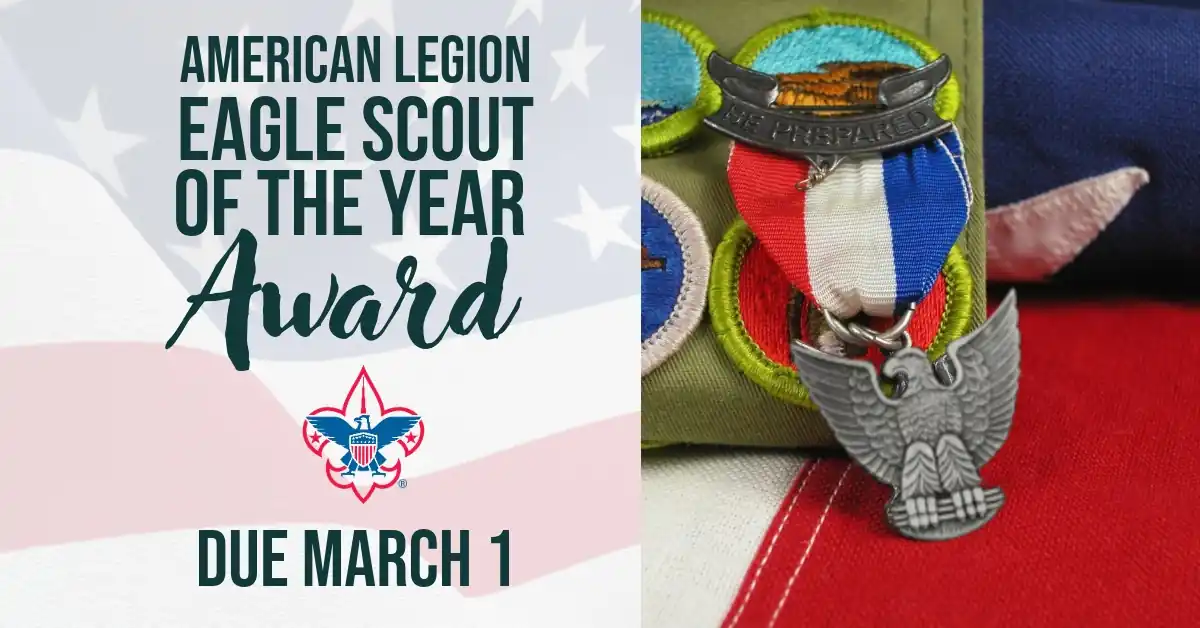American Legion Eagle Scholarship – Michigan Crossroads Council | Scouting America